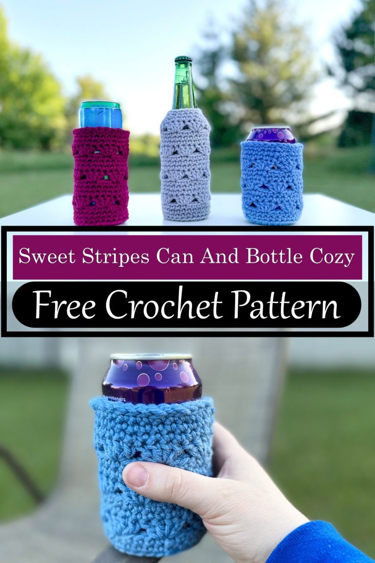 15 Free Crochet Can Cozy Patterns In All Sizes