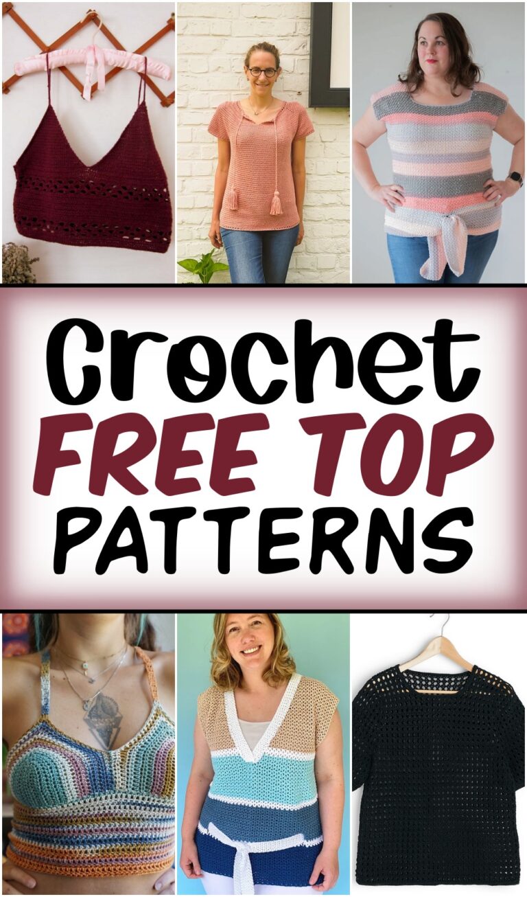 65 Free Crochet Top Patterns For Beginners