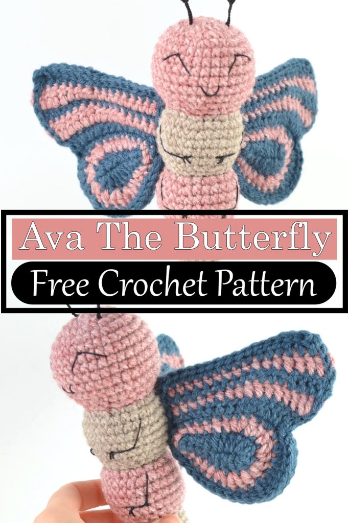 20 Free Crochet Butterfly Patterns For Gifts & Stuffed Toys