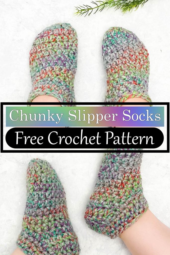 20 Cute Free Crochet Chunky Slippers Patterns