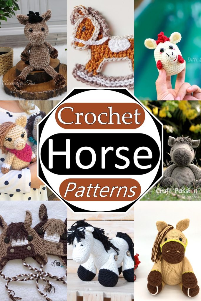 19 Crochet Horse Patterns For Plays, Cozies & Decors!