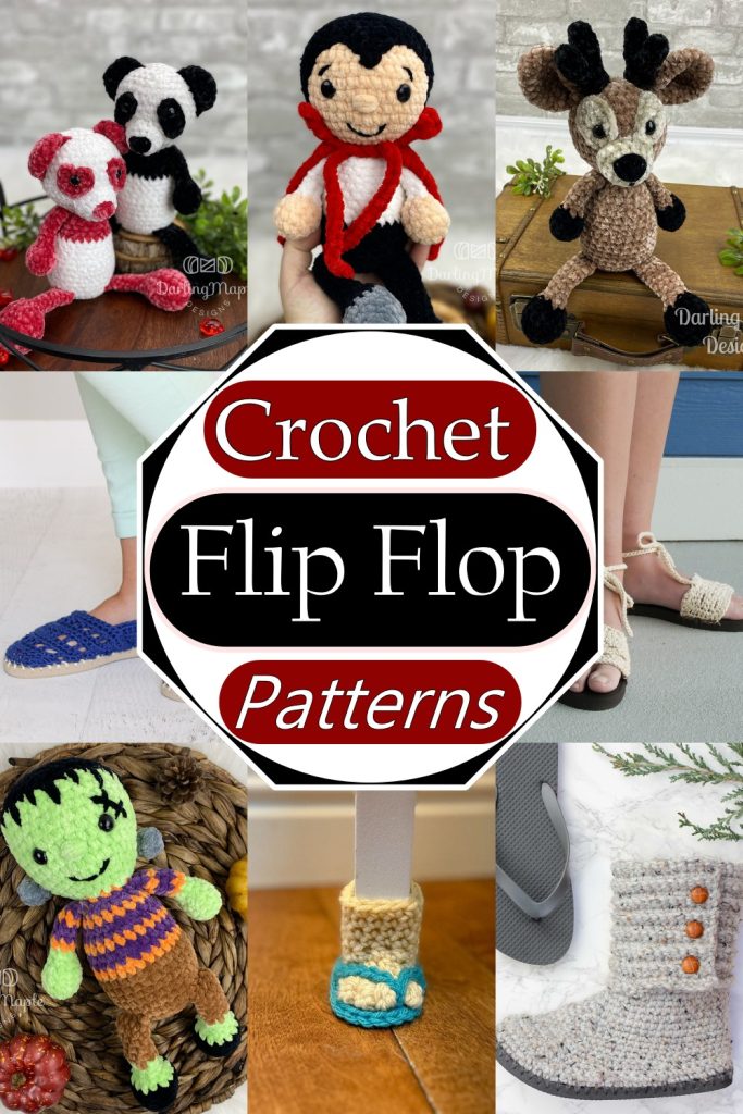 14 Free Crochet Flip Flop Patterns For Beginners