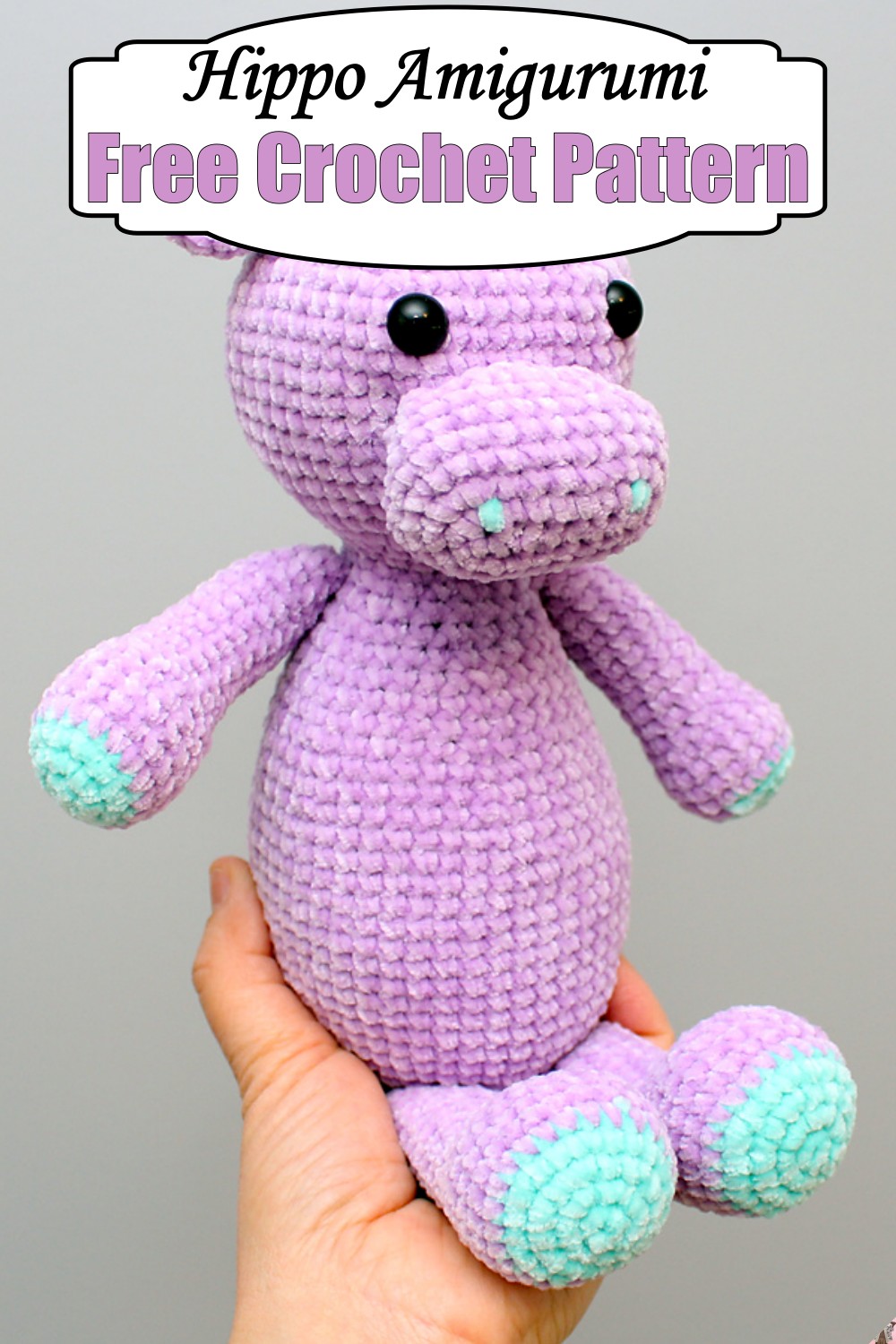 20 Fun And Adorable Free Crochet Hippo Patterns