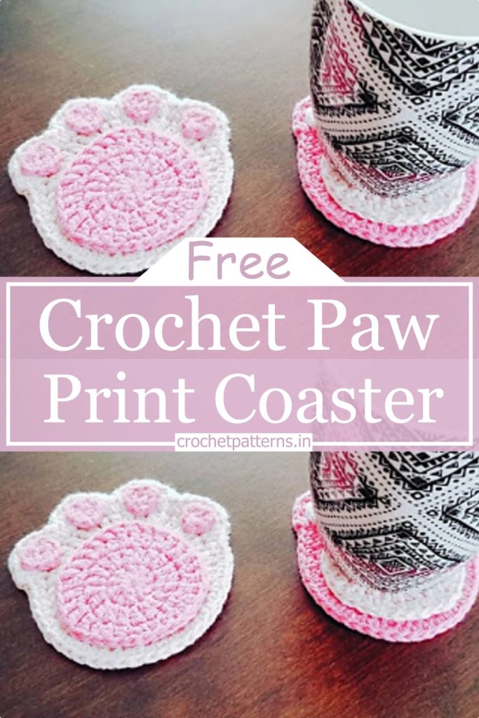 14 Crochet Paw Print Patterns For Animal Inspired Accessories