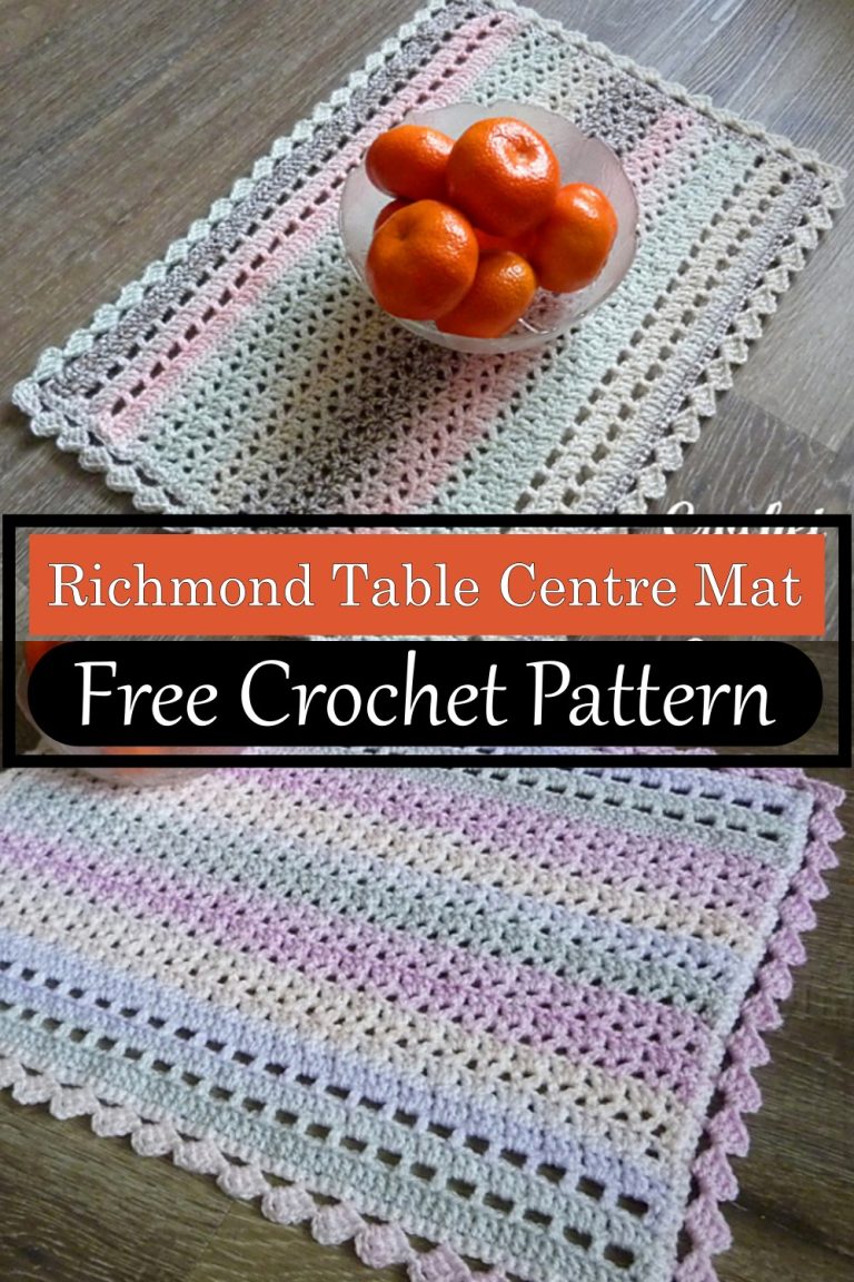 15 Free Crochet Table Mat Patterns For Decoration