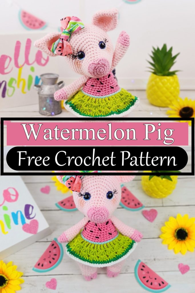 10 Free Crochet Watermelon Patterns