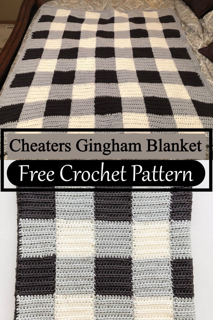 23 Crochet Gingham Blanket Patterns