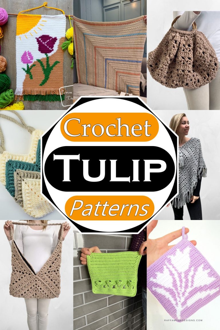 15 Crochet Tulip Patterns For Beginners