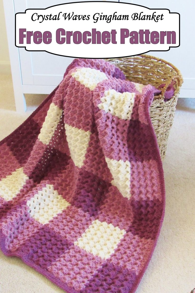 23 Crochet Gingham Blanket Patterns