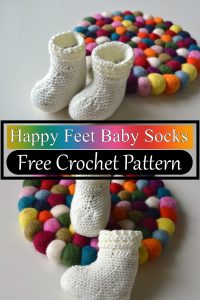 15 Crochet Baby Socks Patterns For Winter