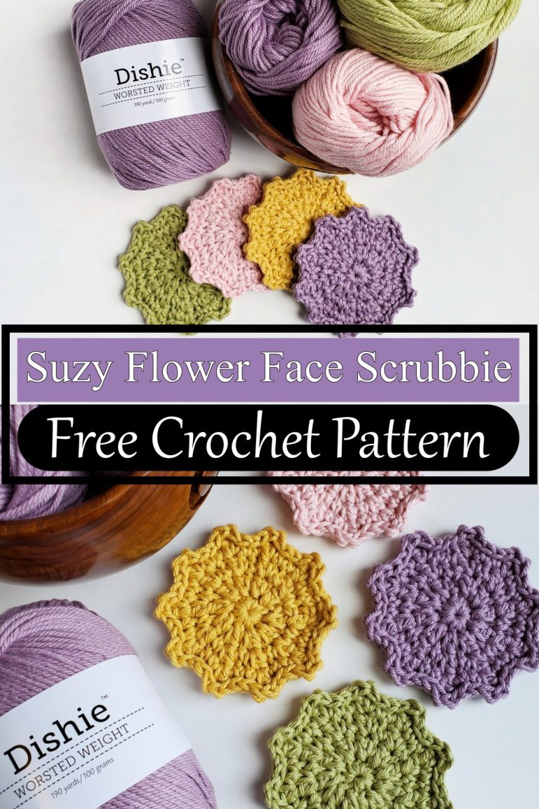20 Free Crochet Face Scrubbies Patterns
