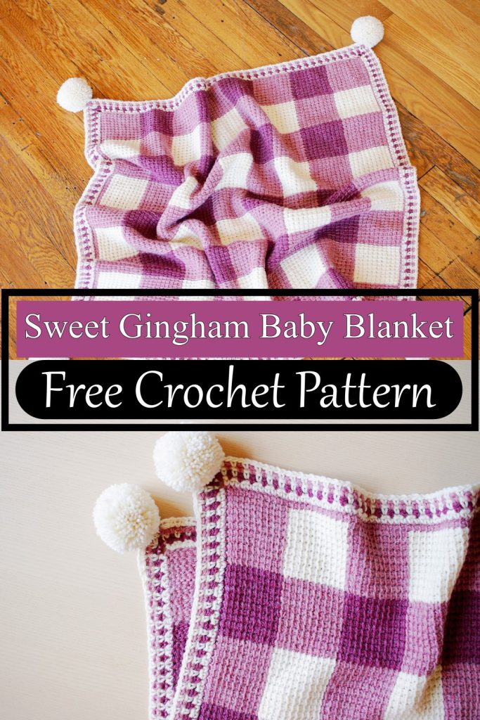 23 Crochet Gingham Blanket Patterns