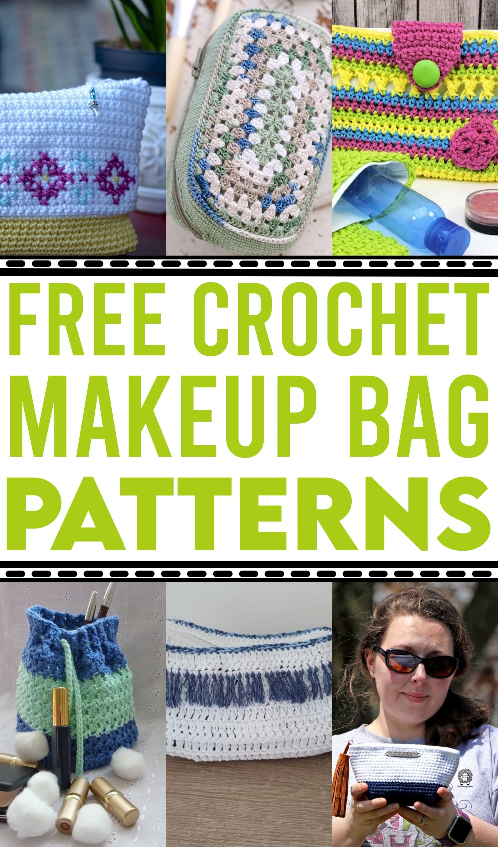 7 Crochet Makeup Bag Patterns For Storage