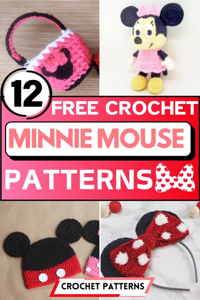 12 Crochet Minnie Mouse Patterns For Cartoon Lovers
