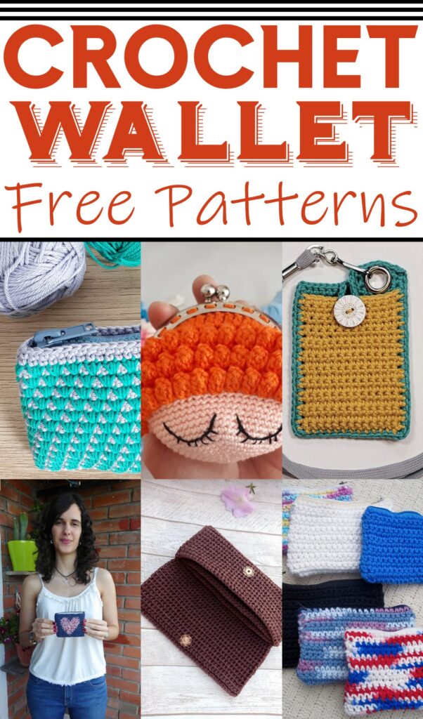 15 Free Crochet Wallet Patterns - Videos Tutorials