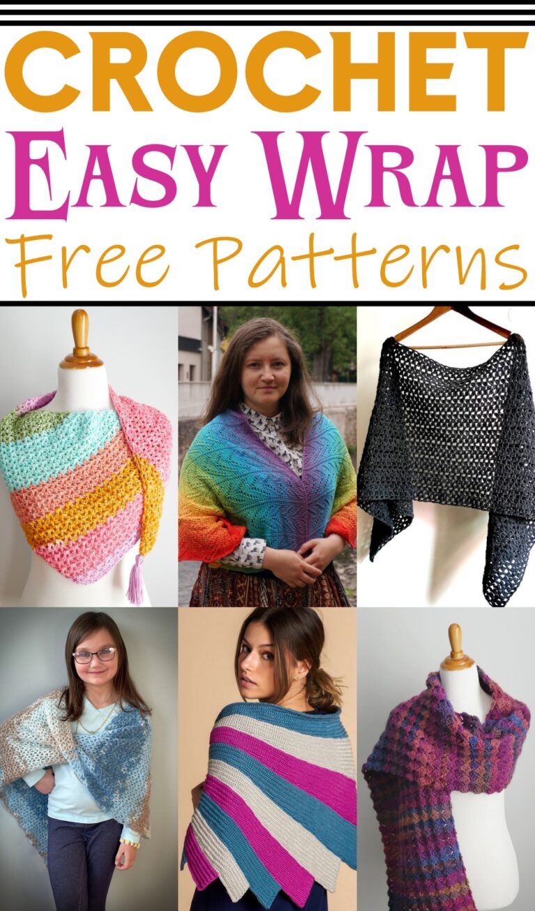 25 Free Crochet Wrap Patterns