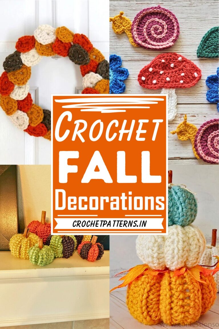 21 Best Free Crochet Fall Decoration Patterns