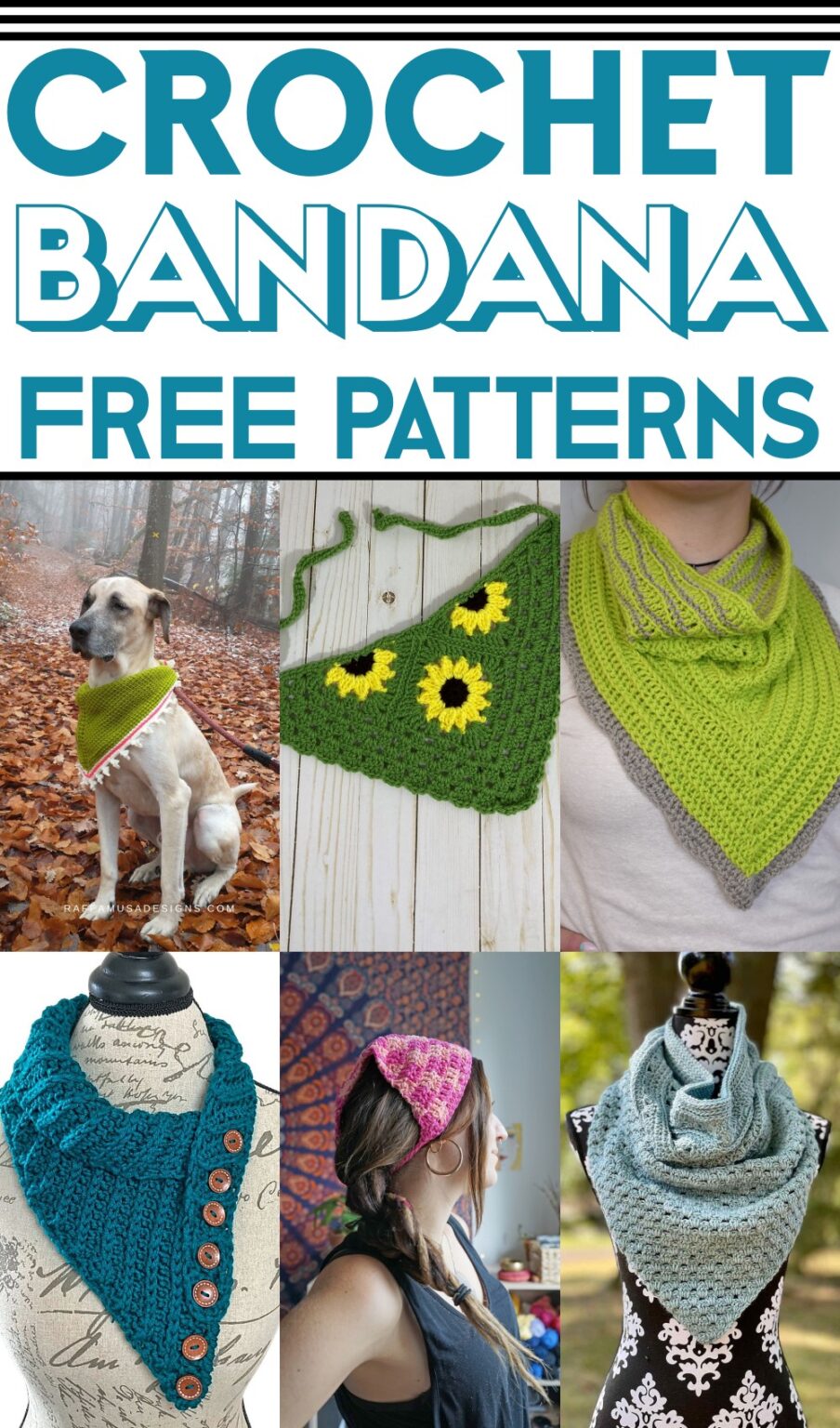 20 Crochet Bandana Patterns For Wardrobe