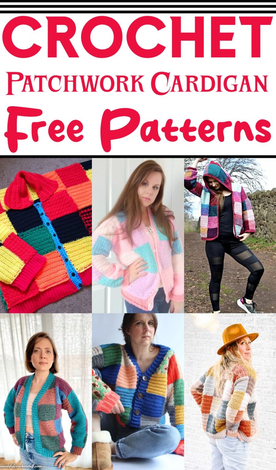10 Crochet Patchwork Cardigan Patterns To Stay Warm