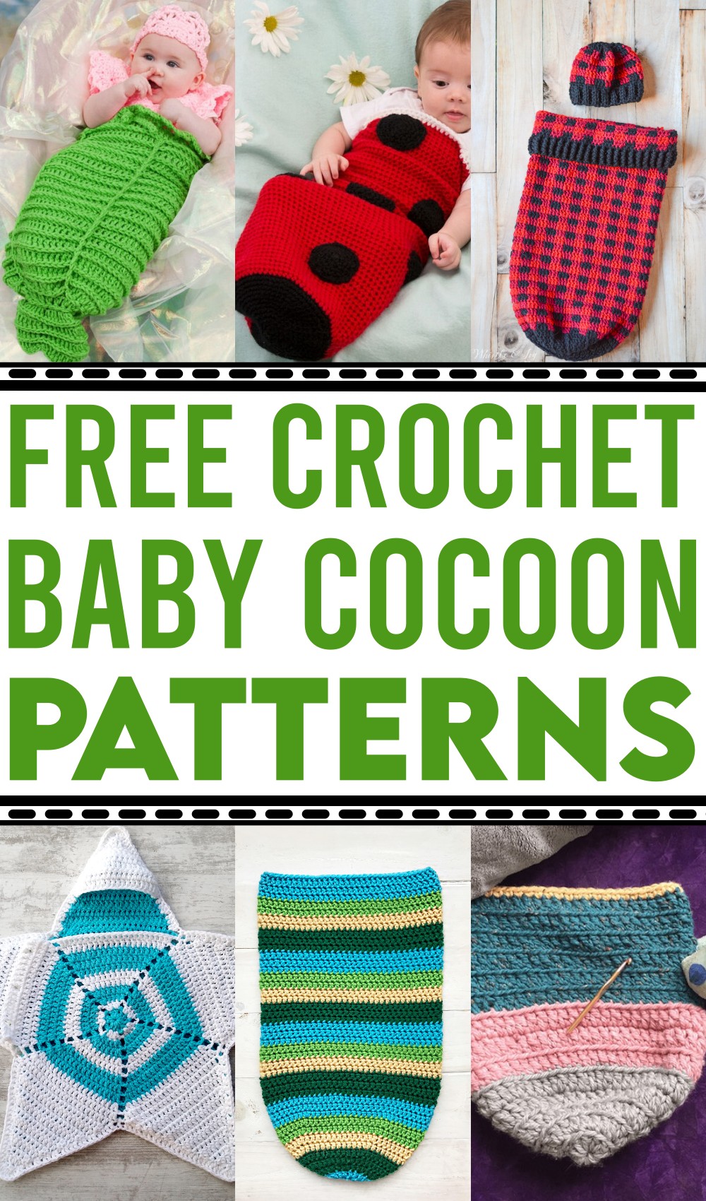 25 Free Crochet Baby Cocoon Patterns