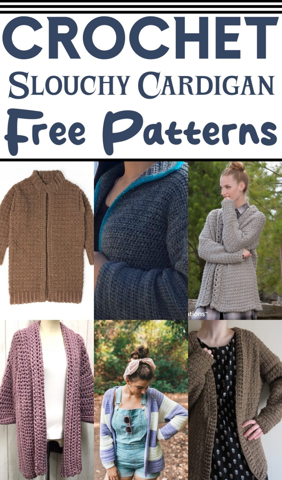 6 Best Free Crochet Slouchy Cardigan Patterns