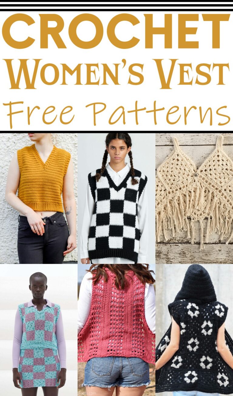 20 Women’s Crochet Vest Patterns