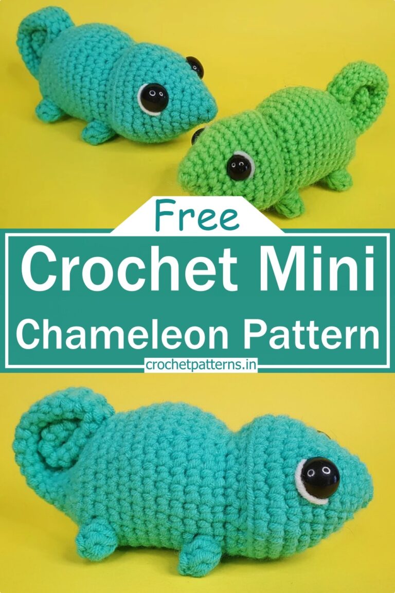 7 Free Crochet Chameleon Patterns (Fun & Creative)