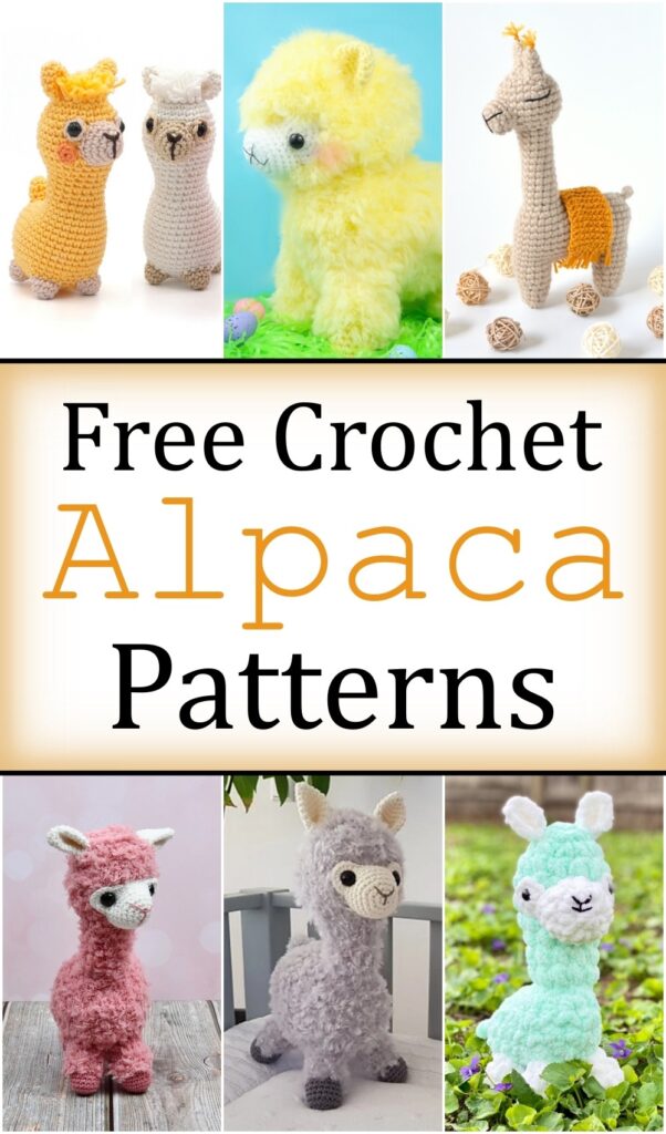 12 Free Crochet Alpaca Patterns For Kid's Amigurumi