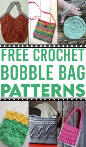 15 Free Crochet Bobble Bag Patterns