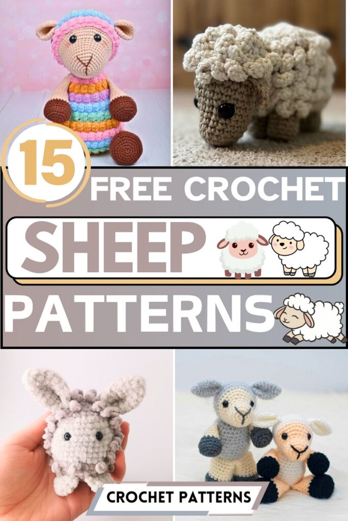 15 Easy Free Crochet Sheep Patterns