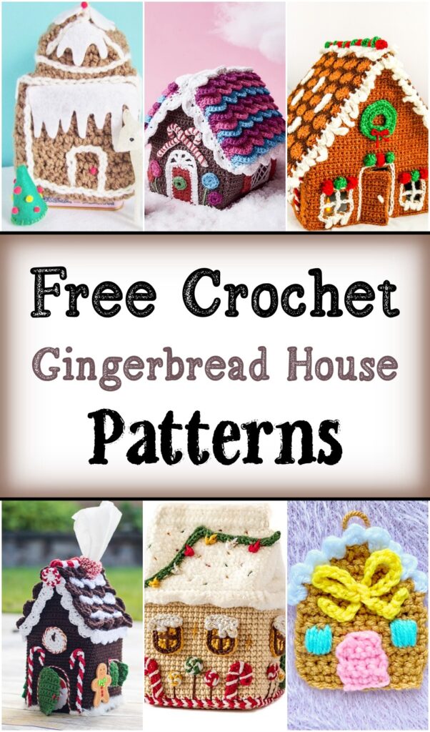 Free Crochet Gingerbread House Patterns For Christmas Decor
