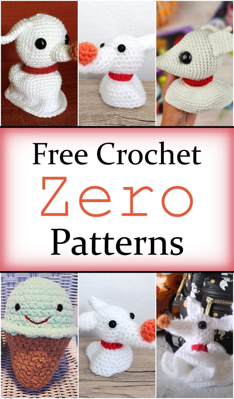 7 Free Crochet Zero Patterns For Ghost Amigurumi