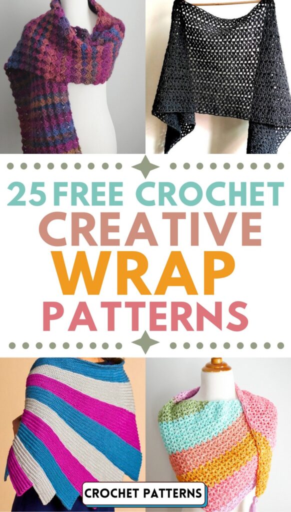 25 Free Crochet Wrap Patterns