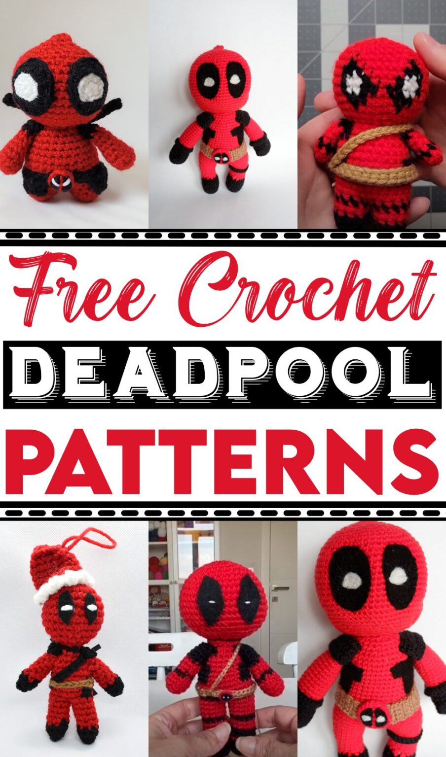 5 Free Crochet Deadpool Patterns For Humorous Dolls