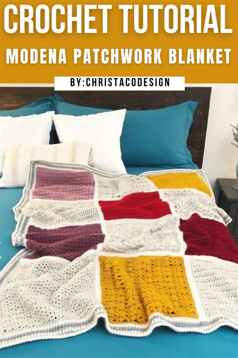 18 Crochet Patchwork Blanket Patterns