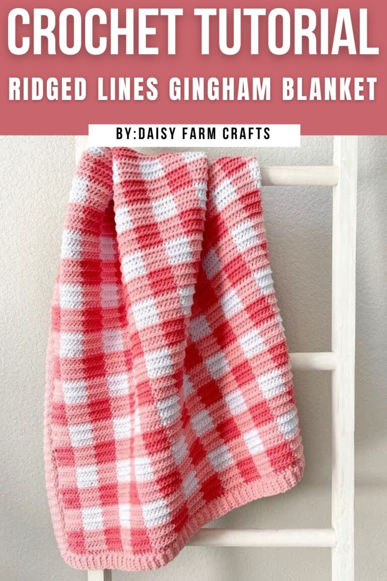 17 Crochet Gingham Blanket Patterns