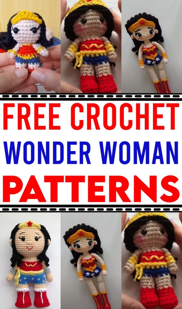 8 Tiny Crochet Wonder Woman Patterns