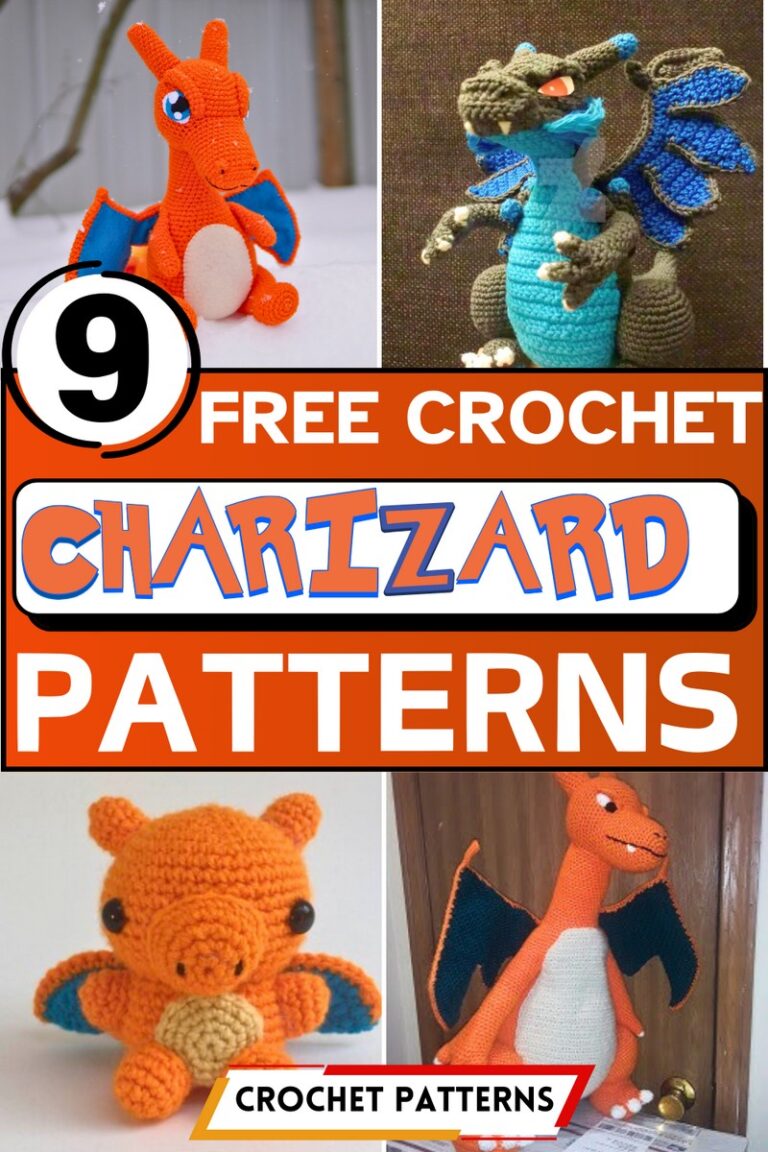 9 Free Crochet Charizard Patterns For Kids Amigurumi!