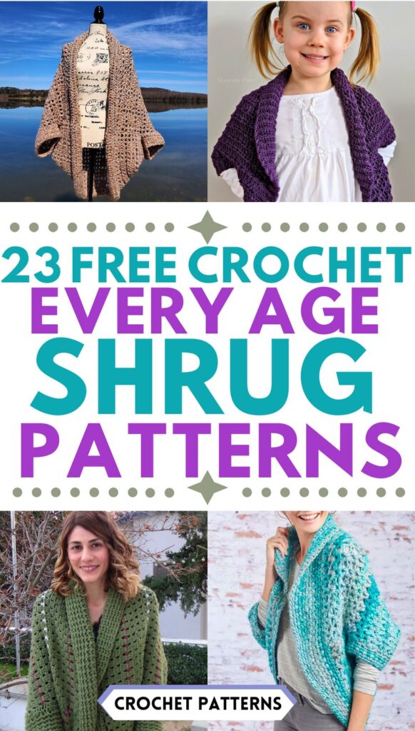 23 Free Crochet Shrug Patterns