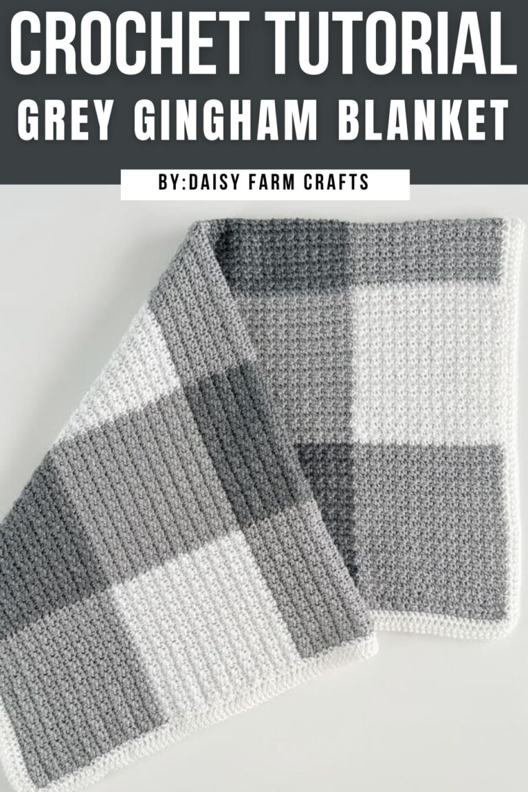17 Crochet Gingham Blanket Patterns