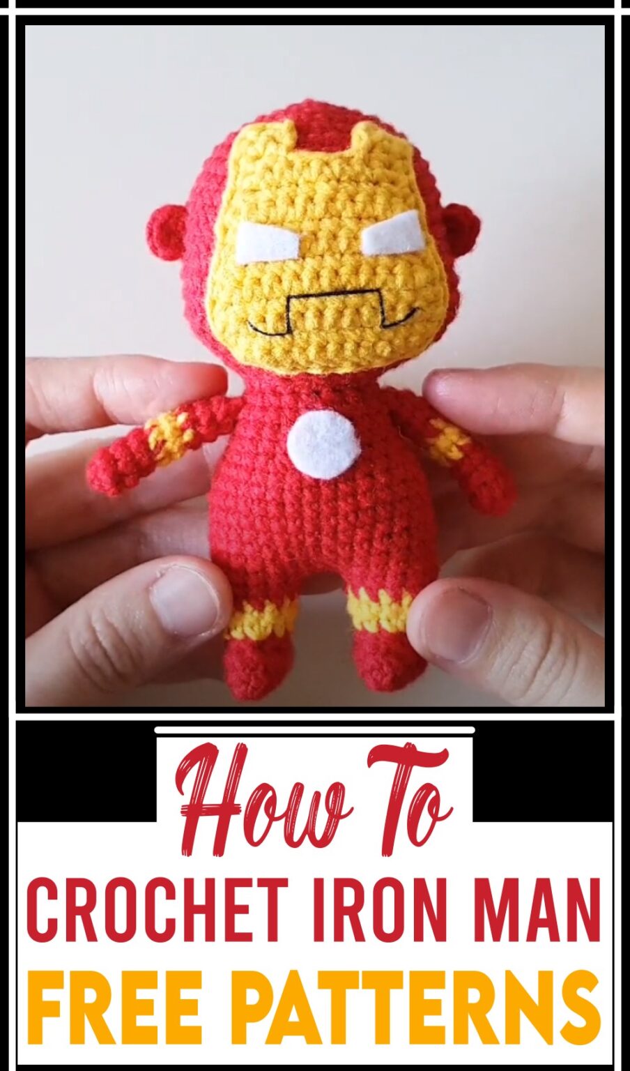 6 Free Crochet Iron Man Patterns For Kid's Dolls