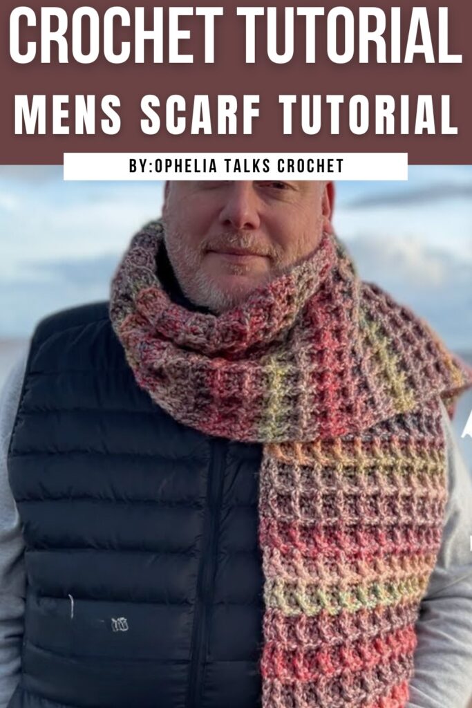 19 Creative Free Crochet Men Scarf Patterns