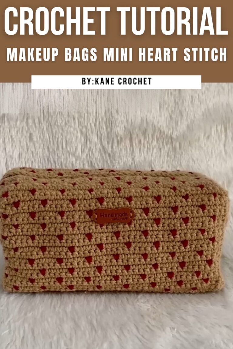 7 Crochet Makeup Bag Patterns For Storage