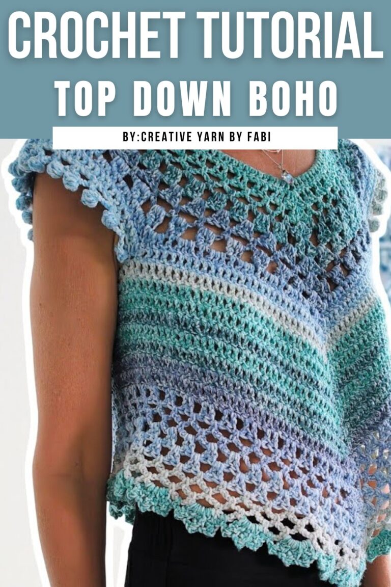 14 Stylish Free Crochet Boho Top Patterns And Design