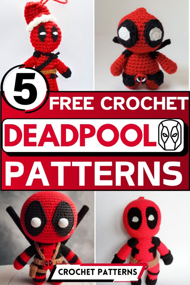 5 Free Crochet Deadpool Patterns For Humorous Dolls