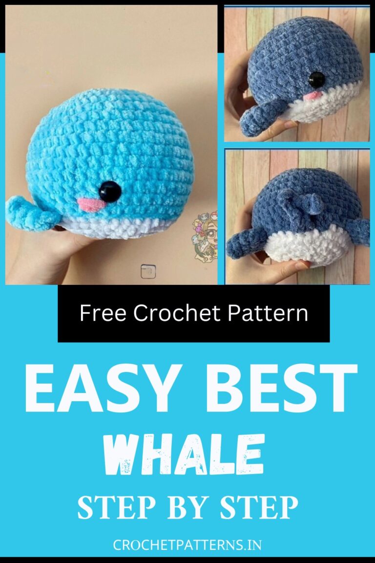 Free Crochet Whale Pattern In Different Colors
