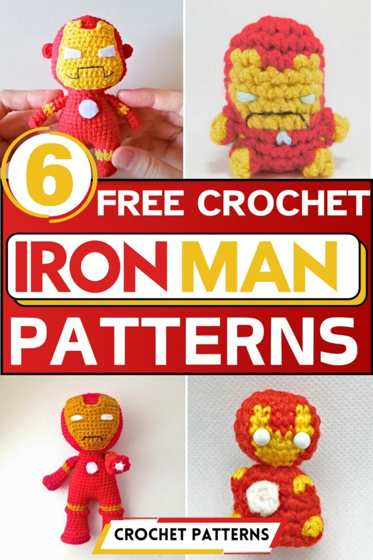 6 Free Crochet Iron Man Patterns For Kid's Dolls
