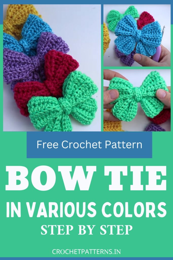 Crochet Bow Tie For Everyday Elegance