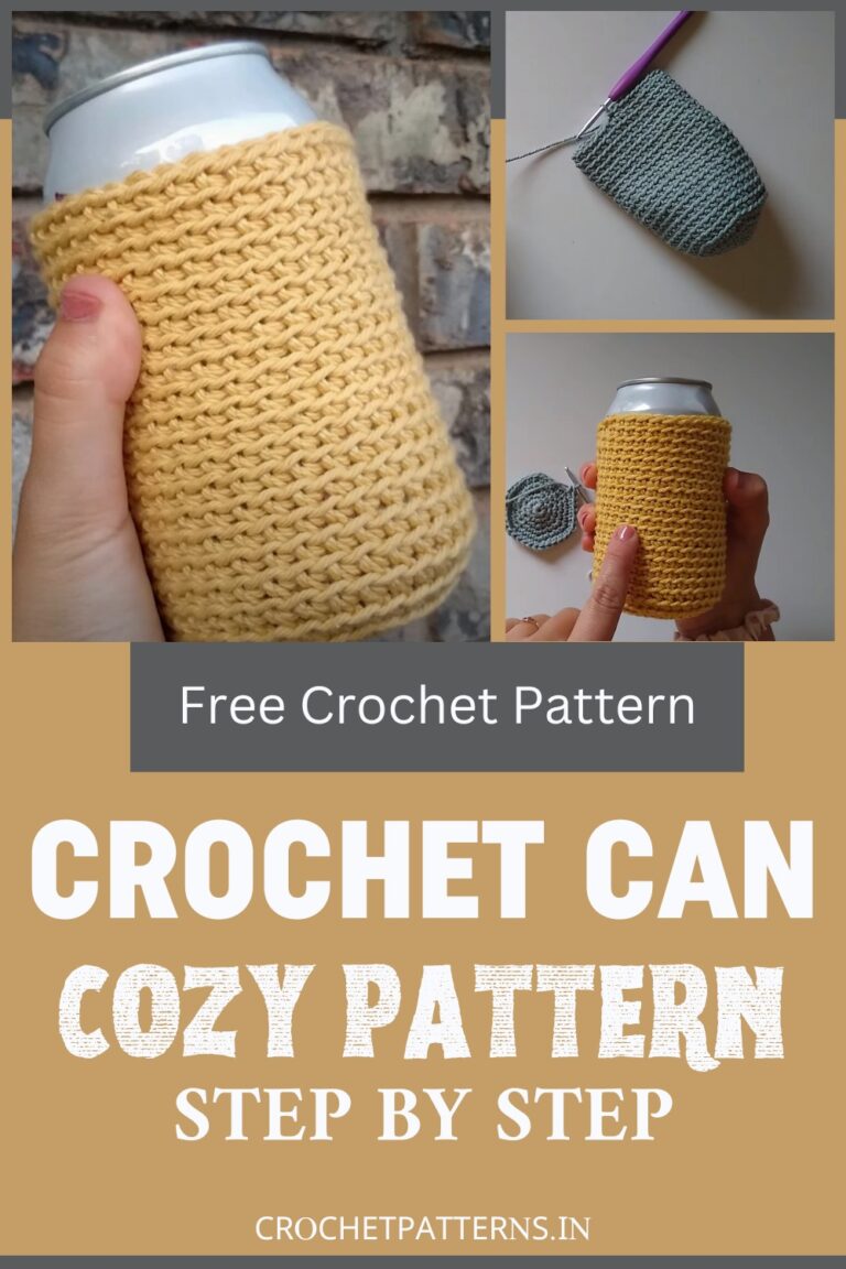 Crochet Can Cozy Free Pattern