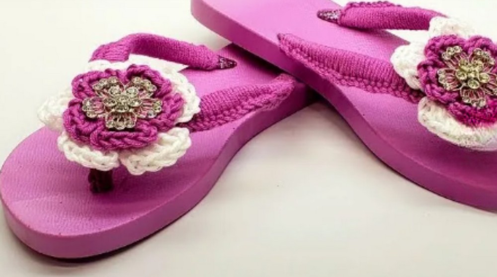 Crochet Flip Flops For Summer Beach Days